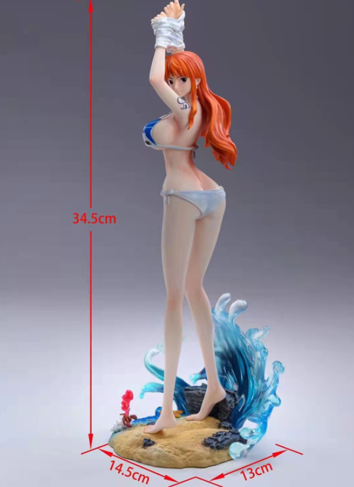 Mô Hình Nami Tắm Biển Cởi áo 35cm One Piece Tiki
