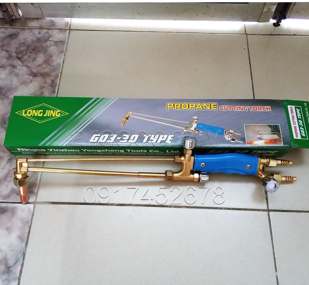 Mua Tay cắt Oxy-gas G01-30 Long Jing (đèn cắt gió đá) tại Ecomtech Phụ kiện hàn cắt