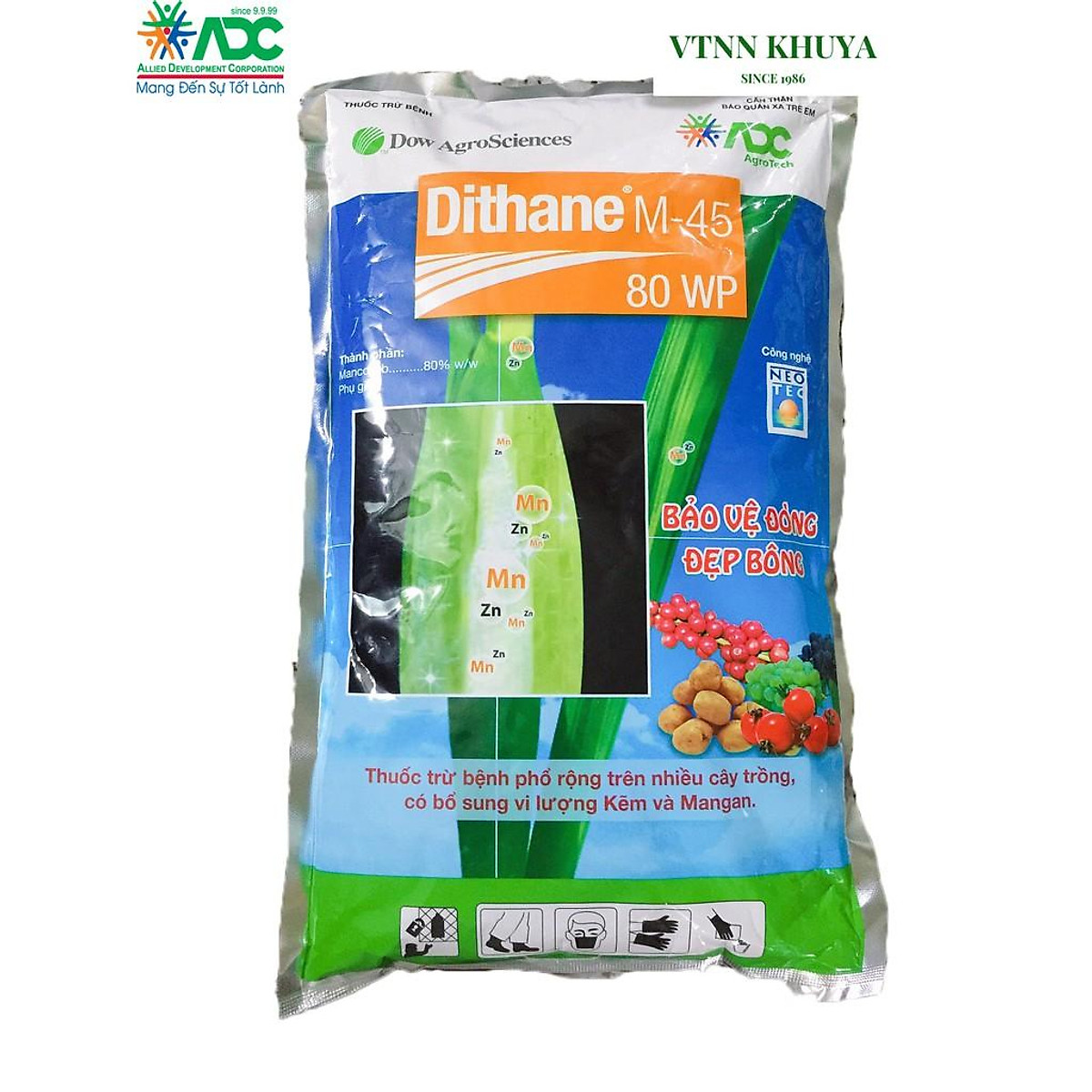 Mua Thuốc trừ bệnh Dithane M45 80WP 1kg Vàng tại Cửa hàng vật tư nông ...