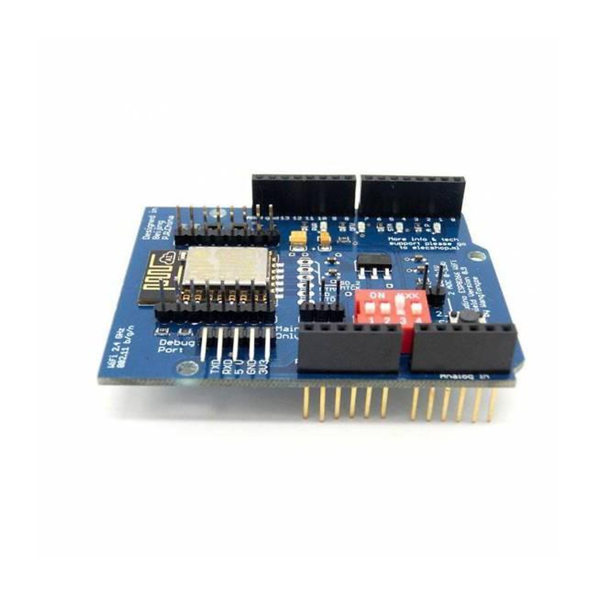 Mạch Shield Arduino Uno R3 Mega Esp8266 Wifi Esp 12e Mở Rộng Chân Giao Tiếp Wifi