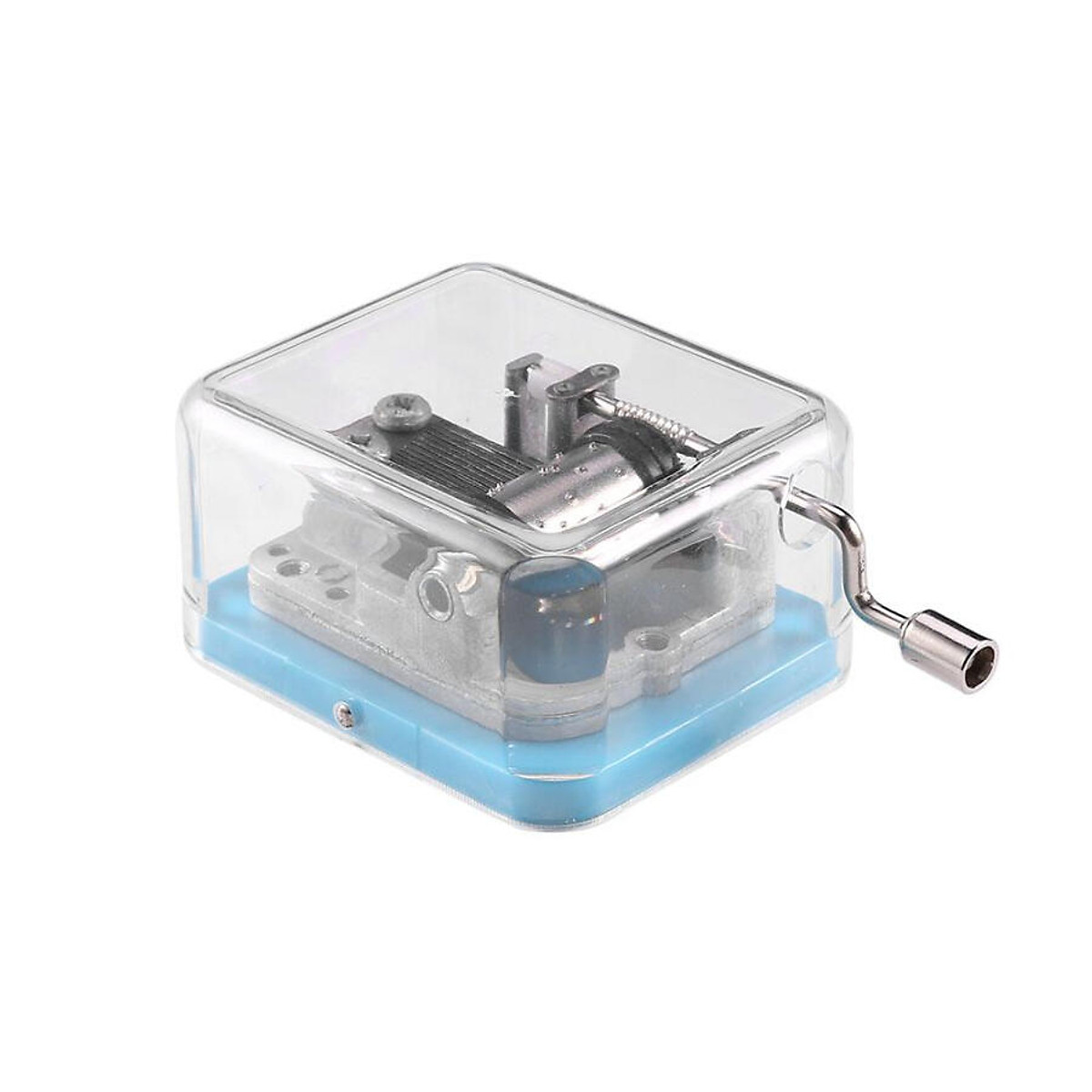 Mua Metal Hand Crank Music Box Movement DIY Mechanical Box Caskets ...