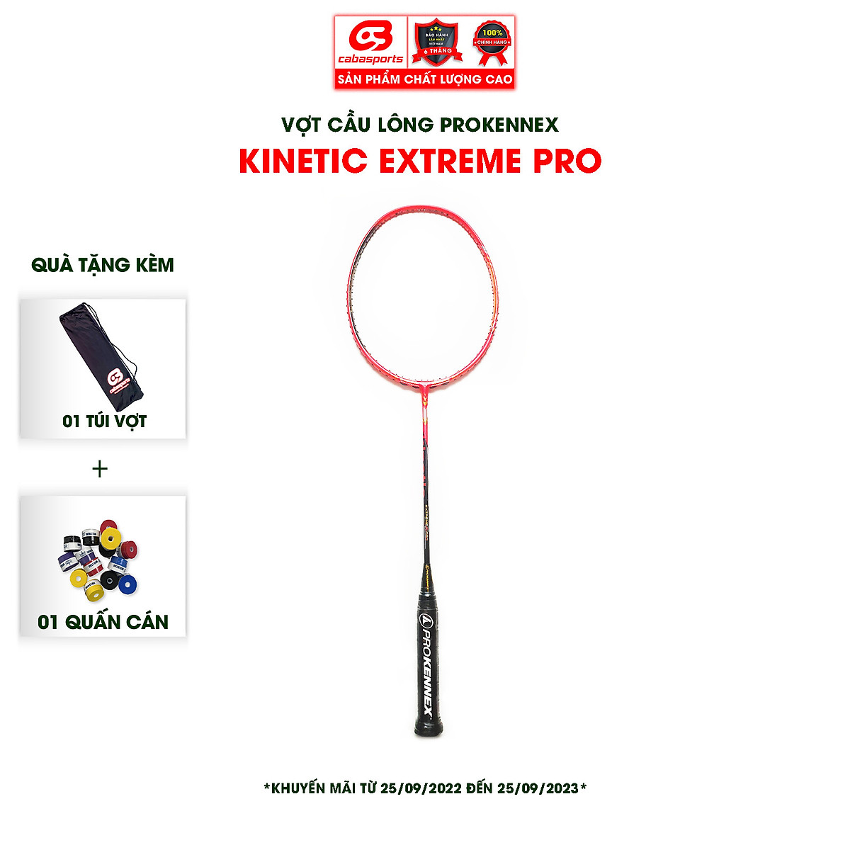 Vợt cầu lông Prokennex KINETIC EXTREME PRO 2022 cao cấp chính hãng tấn ...