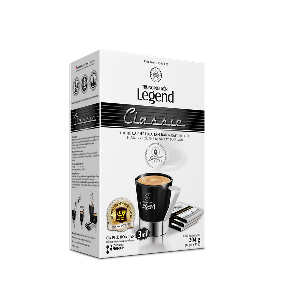 Mua Cà Phê Legend Classic Trung Nguyên (12 Gói x 17g) tại Trung Nguyên ...