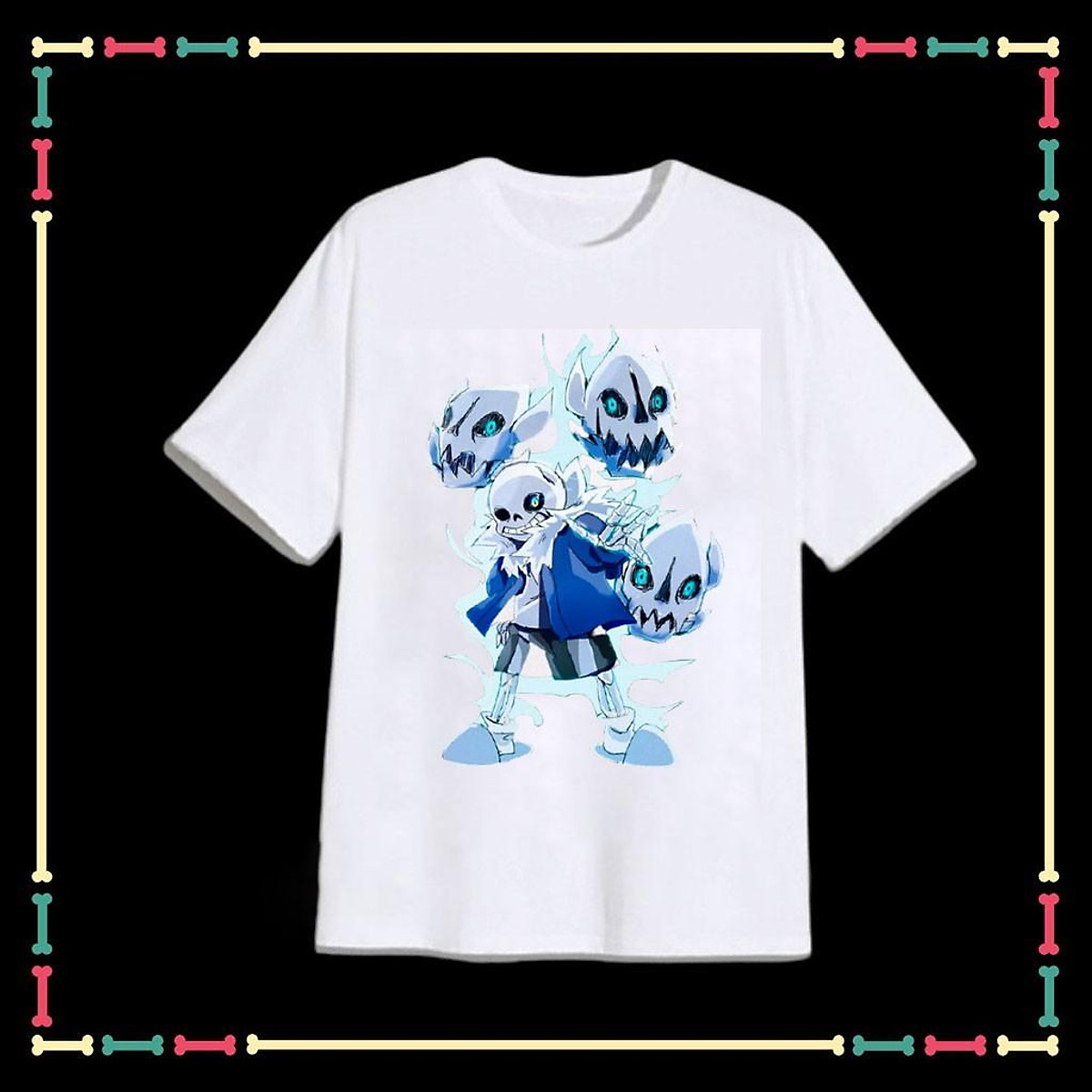 BST Áo thun in hình gangster sans Undertale cực ngầu nhiều mẫu HOT