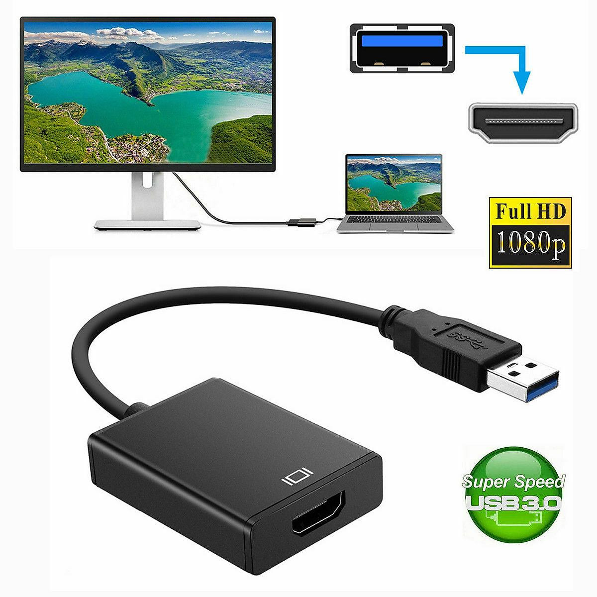 Mua USB 3.0 to HDMI Adapter Black High Definition Metal 1920x1080 ...