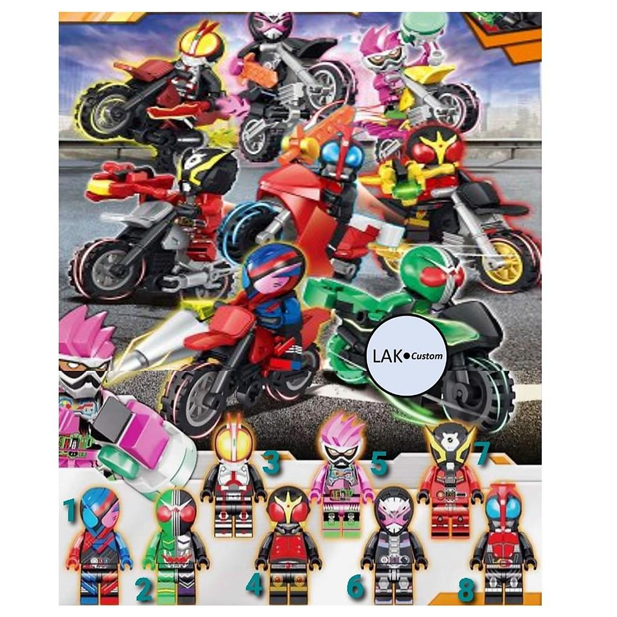 Mua MÔ HÌNH CÁC NHÂN VẬT KAMEN RAIDER ( ZI-O, KABUTO, 555, DOUBLE, EX ...