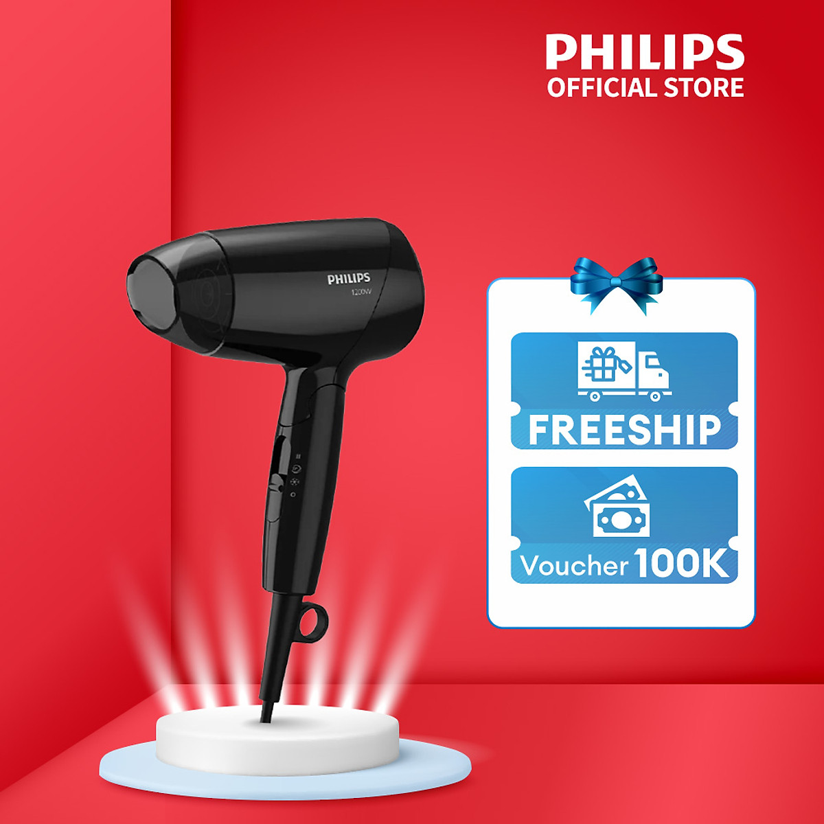 Máy sấy tóc Philips BHC010/10 - Dễ dàng chăm sóc tóc - An toàn | Siêu ...