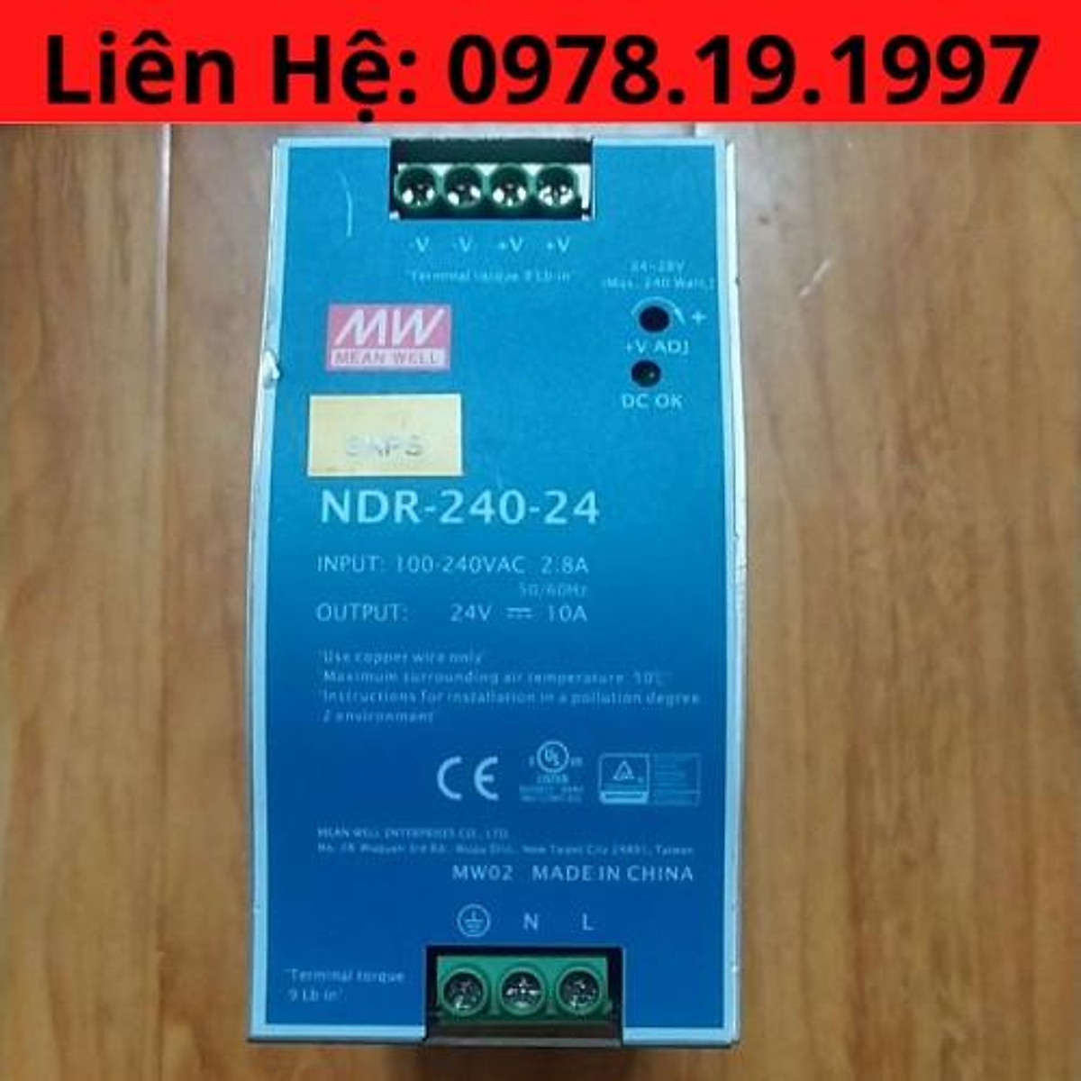 Nguồn gắn ray Meanwell 24V-5A 24V-10A 24V-20A. Nguồn Cosel 24V-5A 24V ...