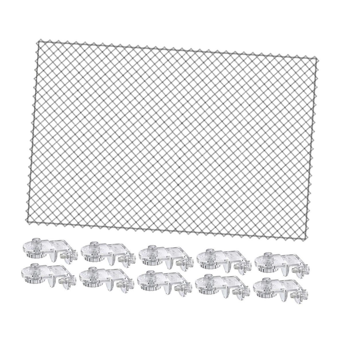 Aquarium Screen Net Jump Guard Portable Replacement DIY Aquarium Screen