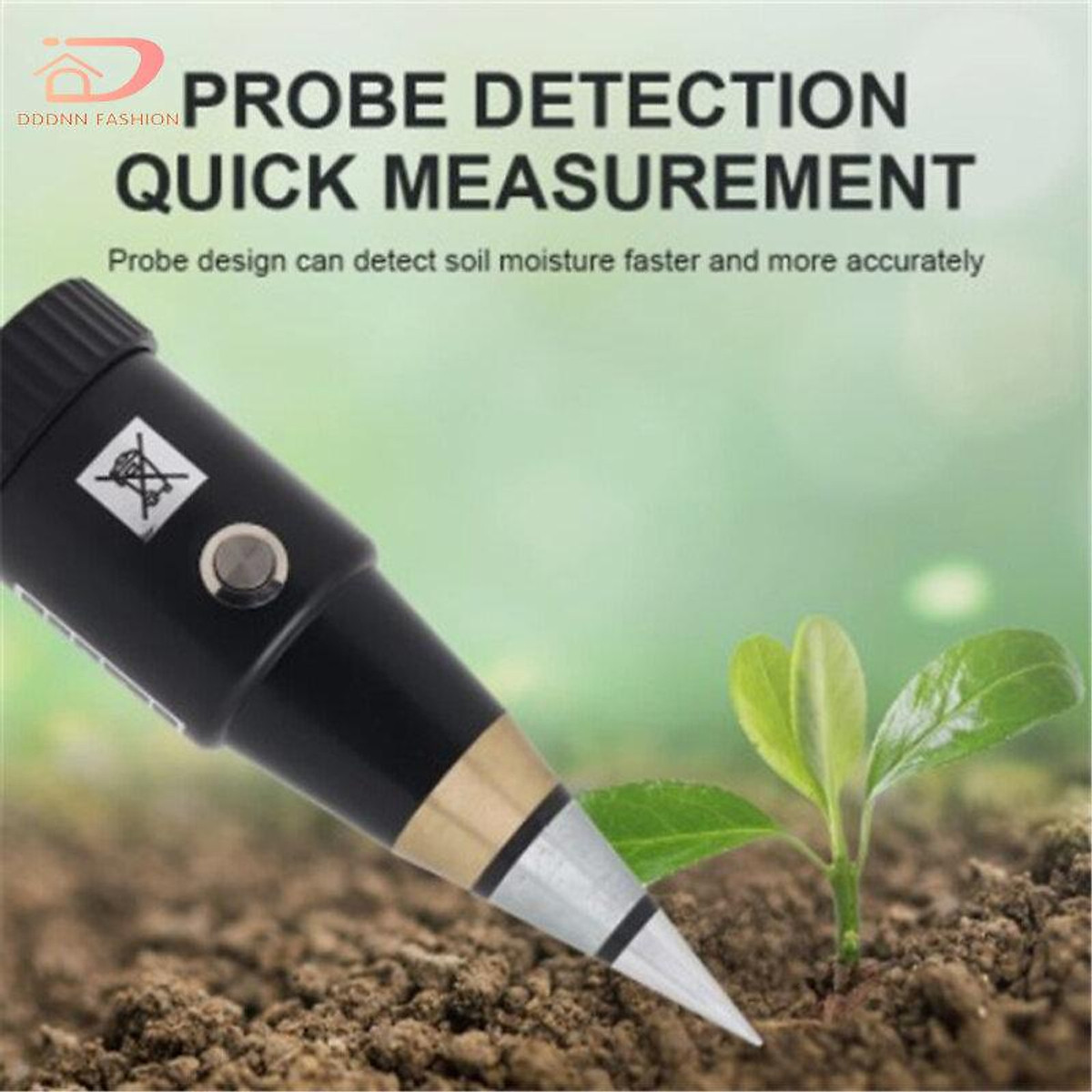 Soil Ph Moisture Meter With Temperature Sensor Electric Conductivity ...