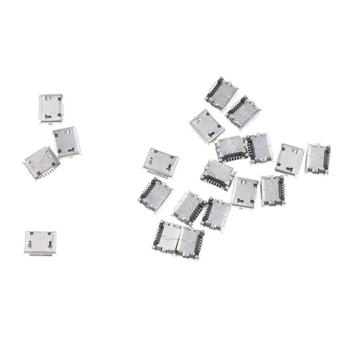 Micro Usb Adapter Hxchen Micro Female Socket 180 Degree 5-Pin SMD SMT ...