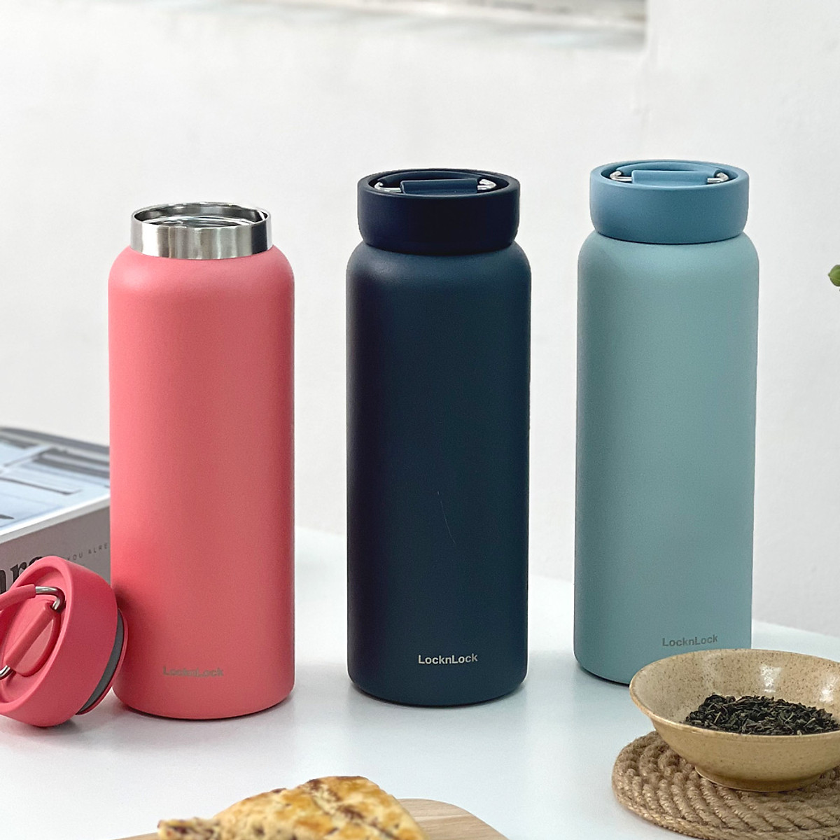 Bình giữ nhiệt bằng thép không gỉ LocknLock Jumbo Tumbler LHC4300 900ML | Siêu Thị Điện Máy Xanh