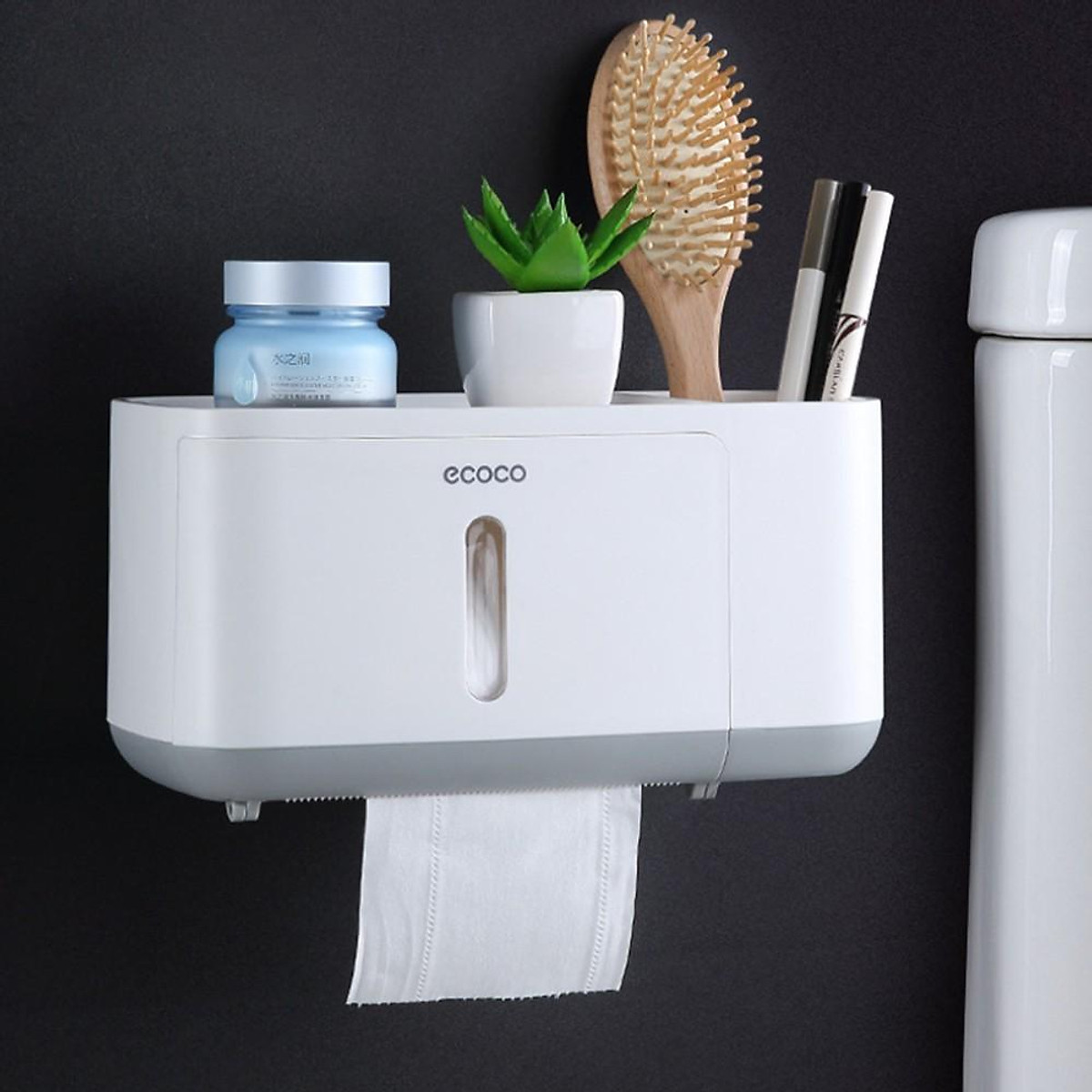 Mua Hộp Đựng Giấy Vệ Sinh Ecoco Đa Năng Cao Cấp 2 Tầng Hộp Đựng Giấy Vệ Sinh Thế Hệ Mới Kiểu