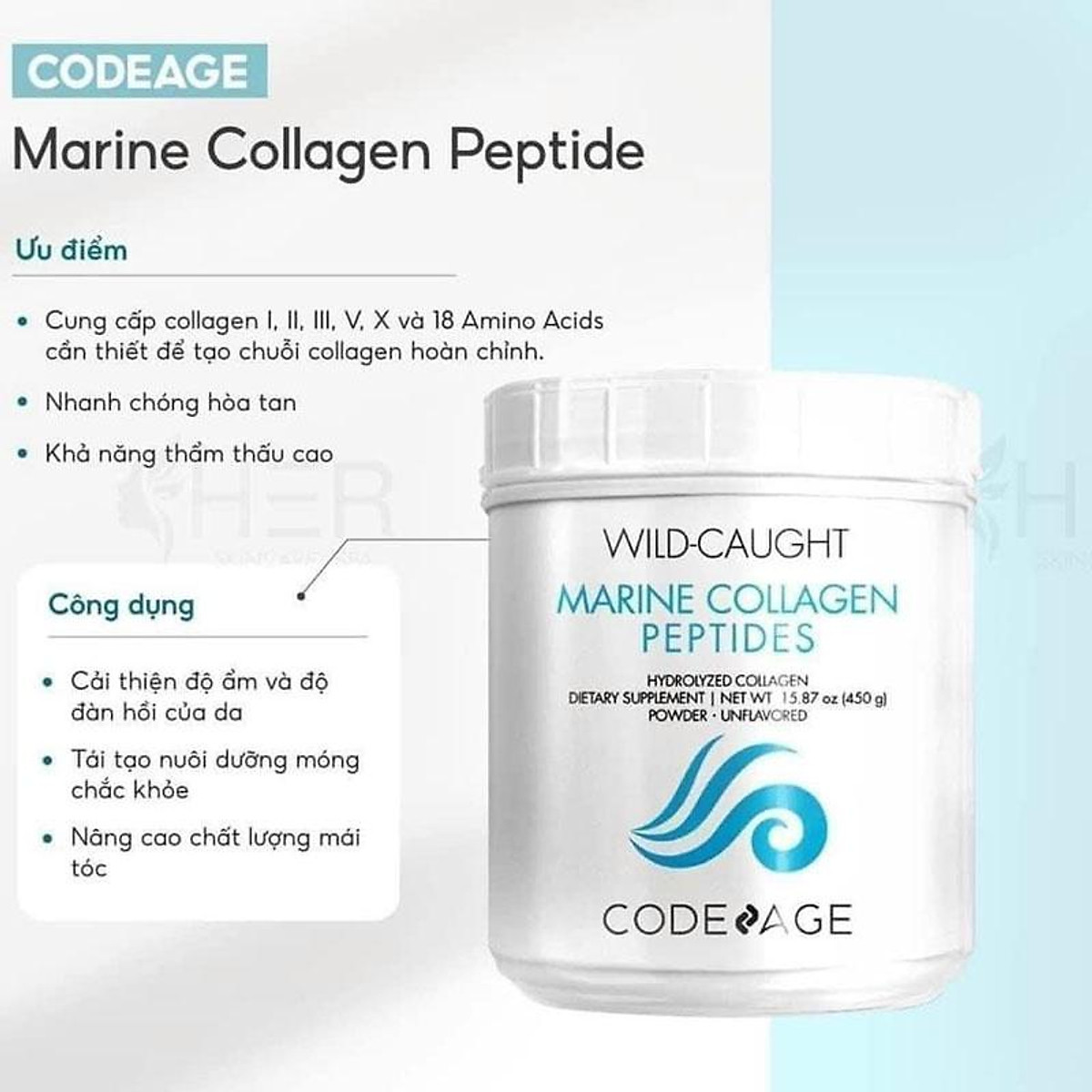 HÀNG NHẬP KHẨU - Bột uống Collagen thuỷ phân Code Age Wild Caught ...