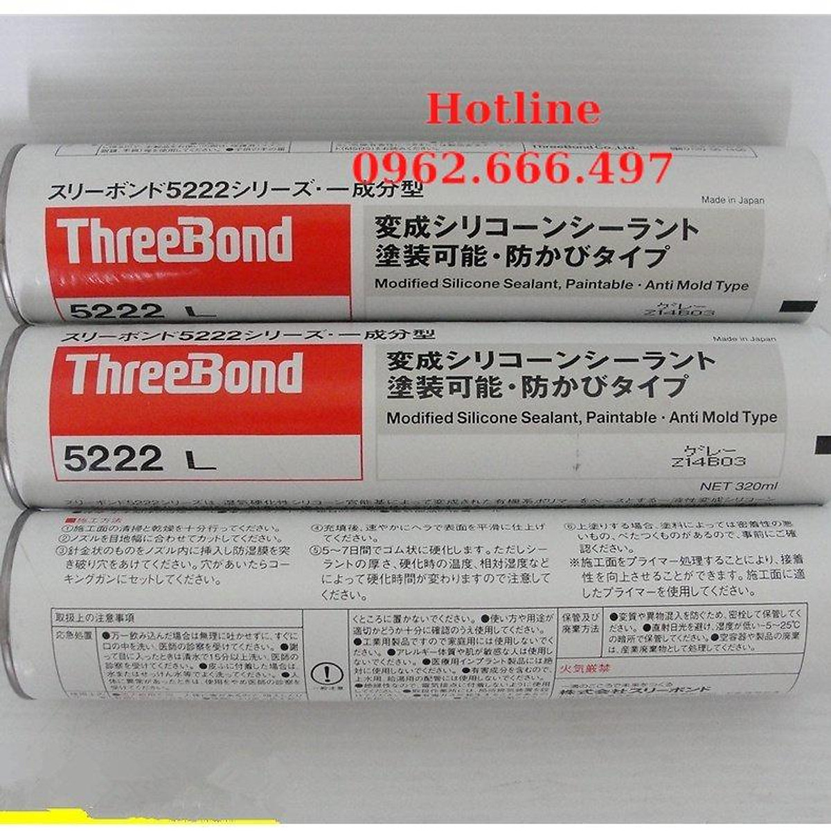 Mua Keo Threebond 5222L , 5222B tại Vật tư tiêu hao công nghiệp BN