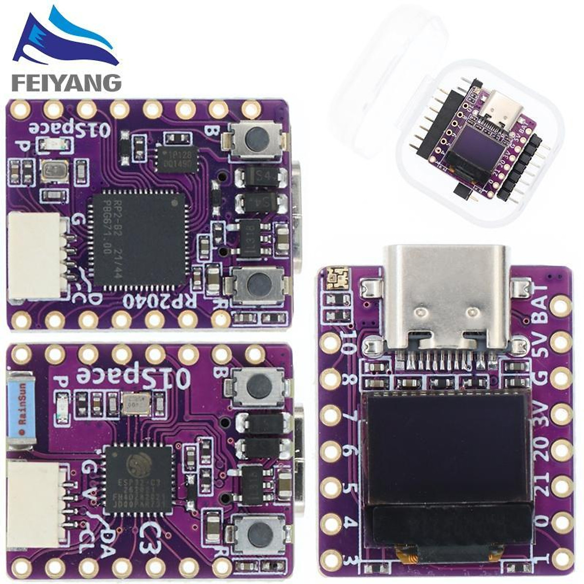 Mua Bảng Mạch Phát Triển Esp32 C3 Rp2040 Raspberry Pi Pico Màn Hình