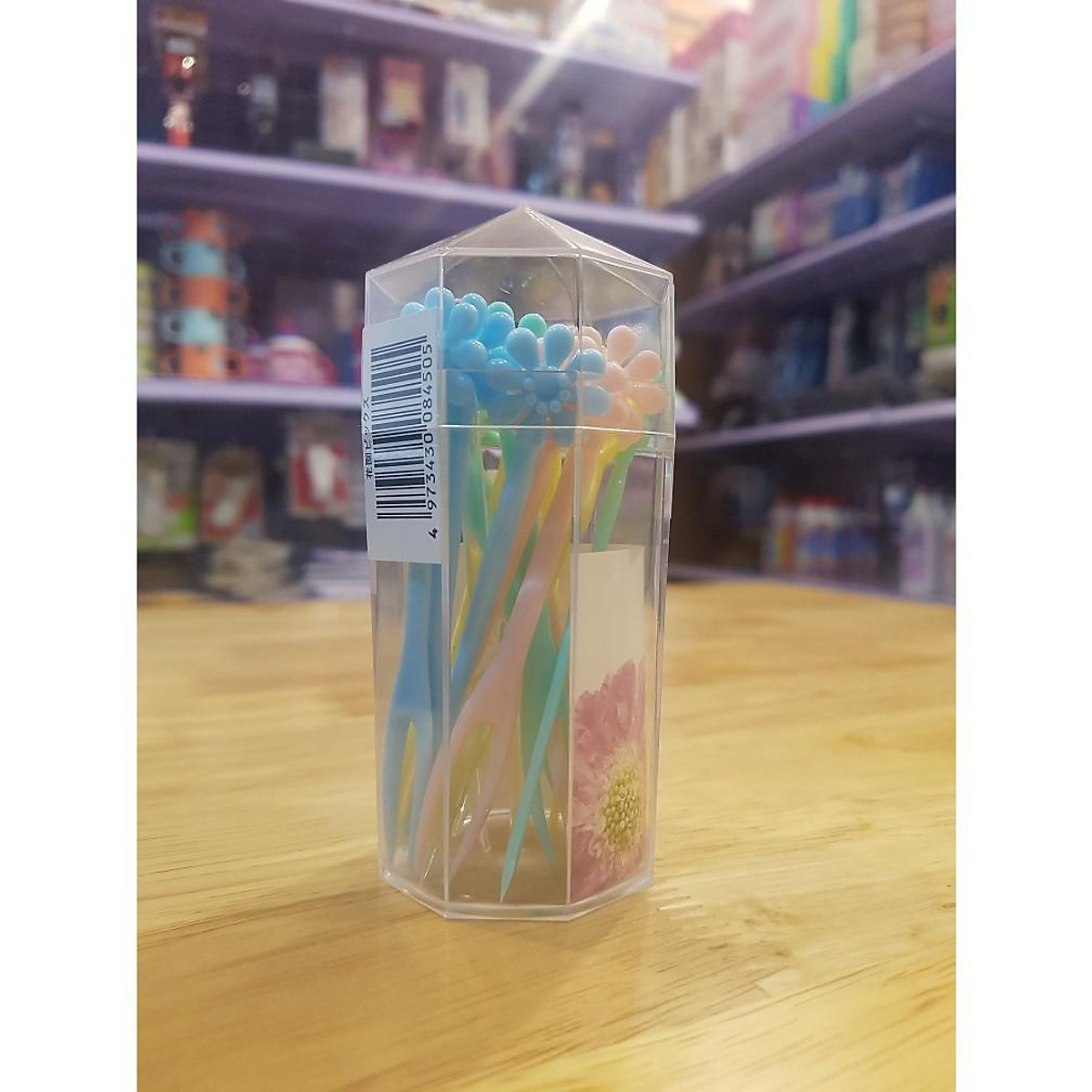 Mua Hộp 20 dĩa ăn hoa quả trái cây hình hoa tại JAVI SHOP