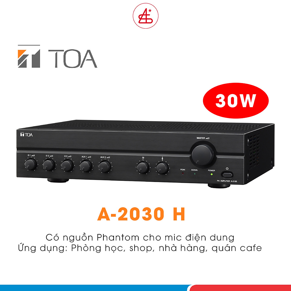 Mua Tăng âm, cục đẩy liền mixer công suất 30W: TOA A-2030 - Hàng chính hãng tại Binh Ansi Audio ...