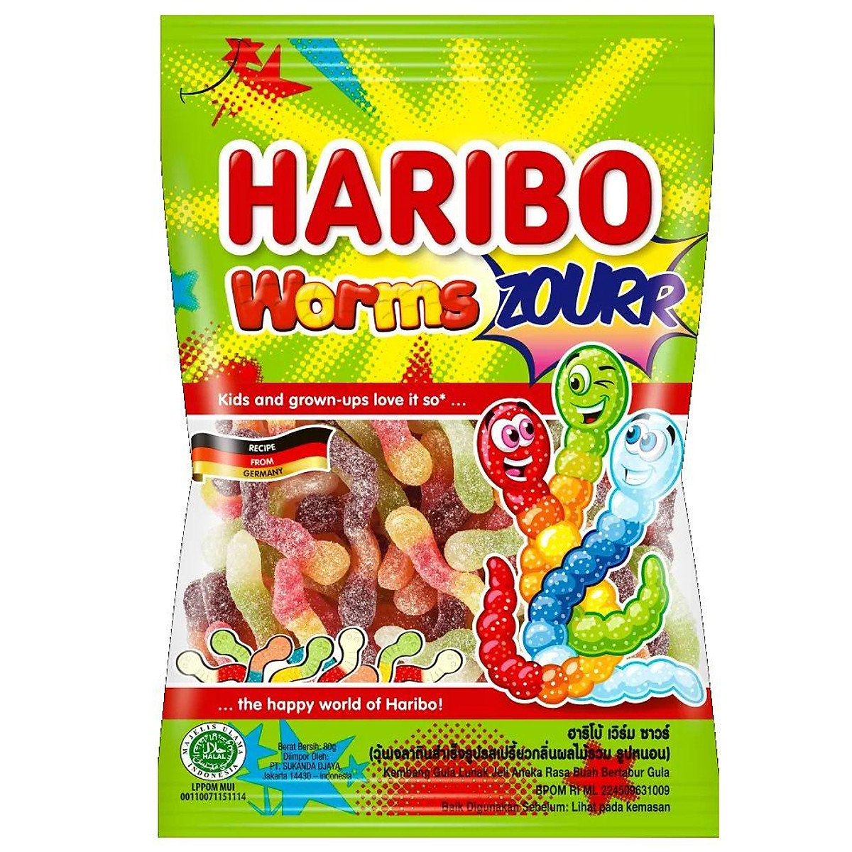 Kẹo Dẻo Haribo 80g
