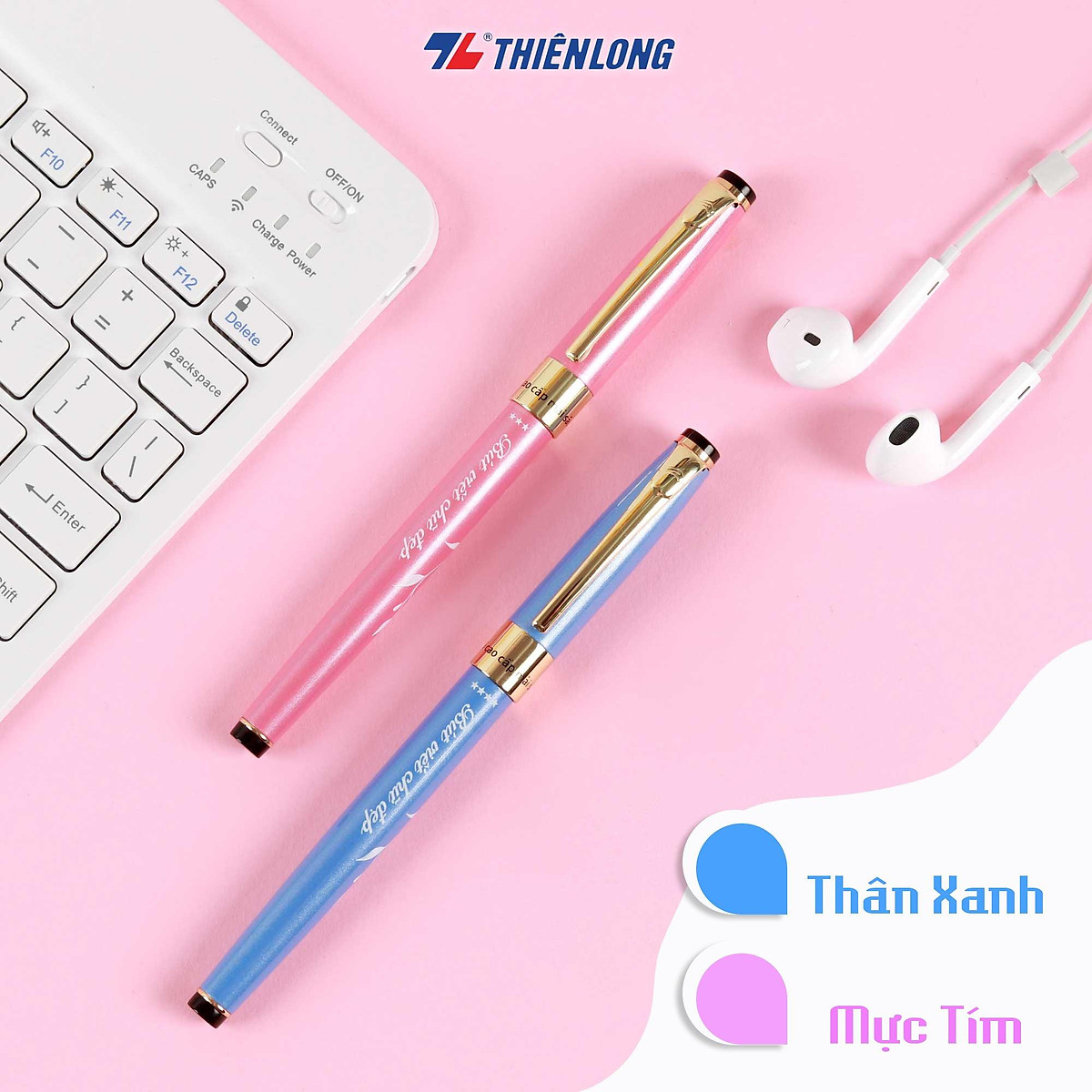 Mua Bút máy Thiên Long TP-FTC02 - Bút viết chữ đẹp - Tặng 05 ống mực ...