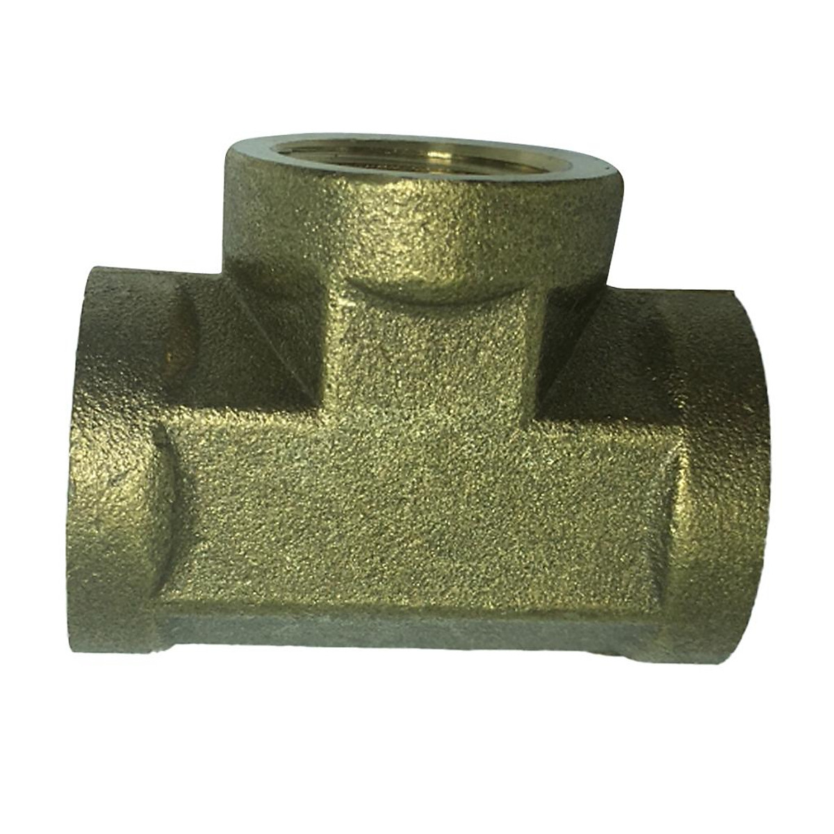 Brass 3 Way Female Hose Fitting Tee T Shape Adapter Connector For