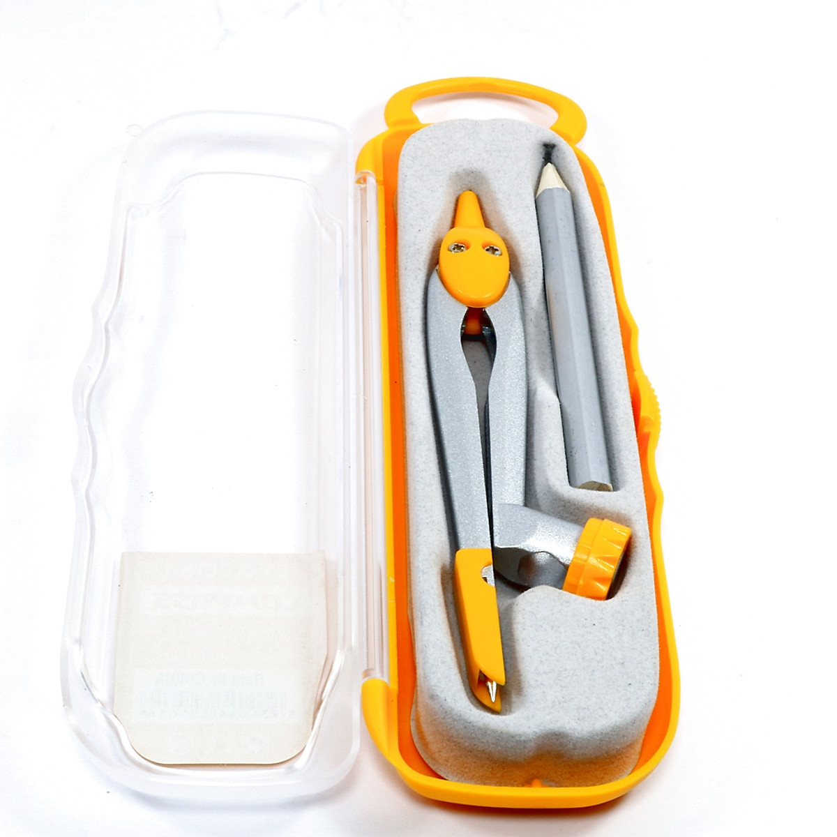 Compa chì gỗ thân kim loại các màu - Compa