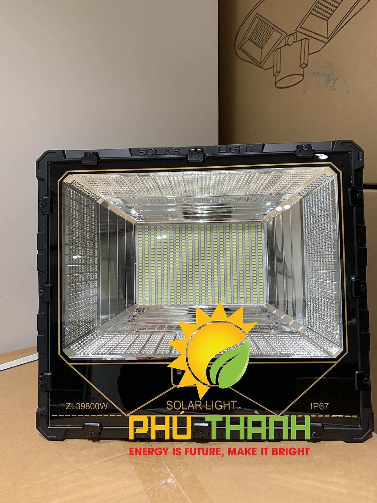 Đèn năng lượng mặt trời 800W ZL , mẫu mới 2022 , Siêu sáng , bền bỉ