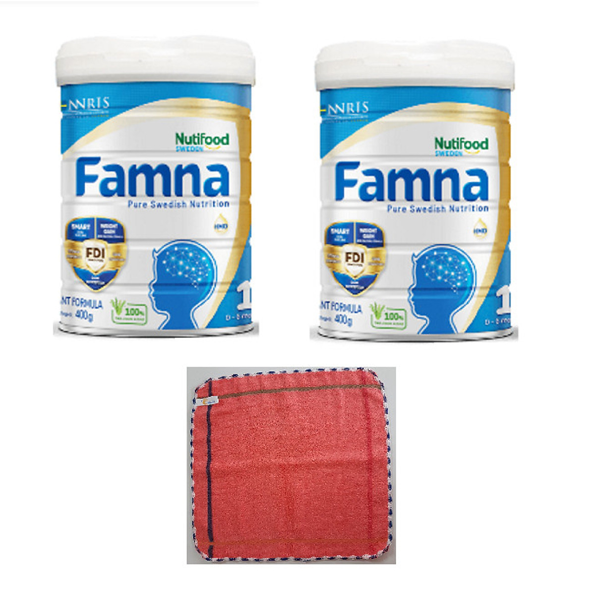 Mua 2 hộp Sữa Famna step 1 (từ 0-6 tháng) 400g của Nutifood Thụy Điển ...