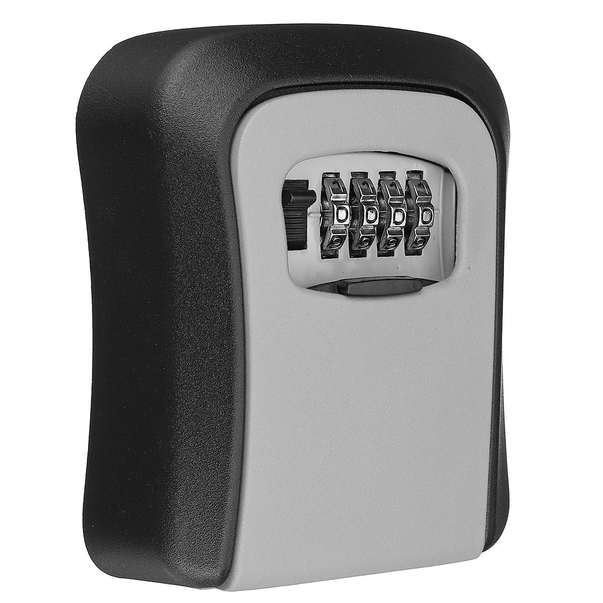 Mua 4 Digit Wall Mounted Key Lock Box Aluminum Alloy Key Safe Box ...