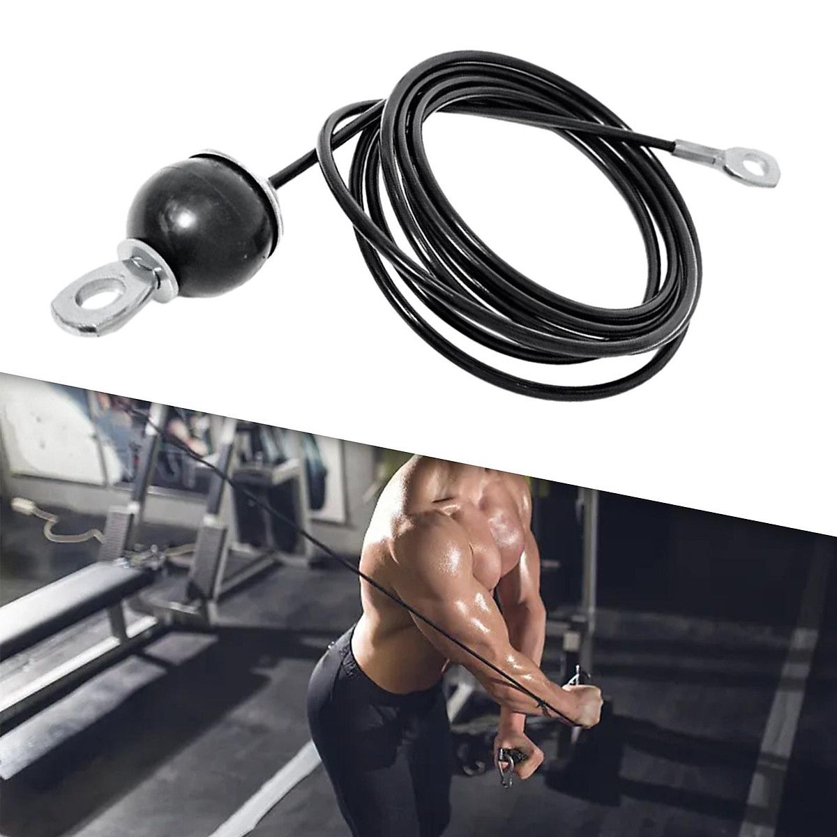 Steel Wire Ropes Cord Cable Machine Durable Fitness Pulley Cable ...
