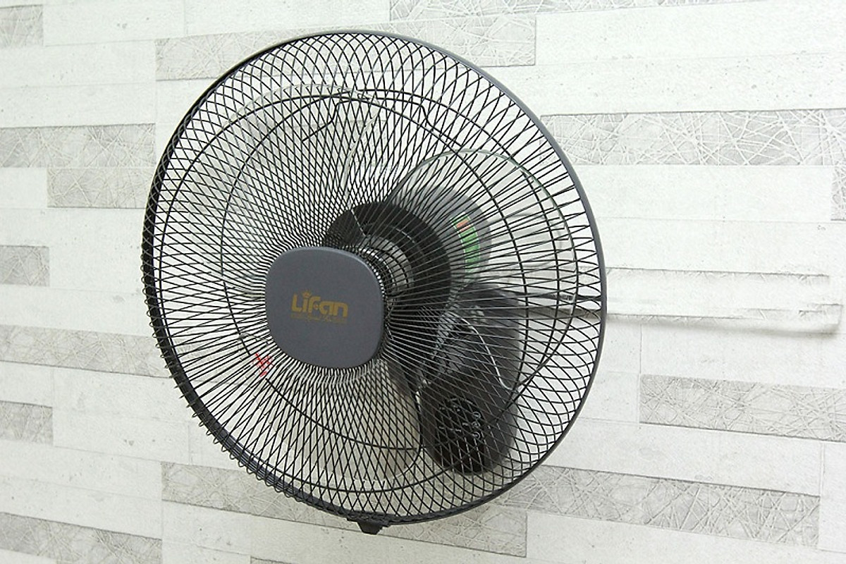 Quạt treo tường Lifan TE-1689 có remote điều khiển, quạt đảo lượn sóng ...