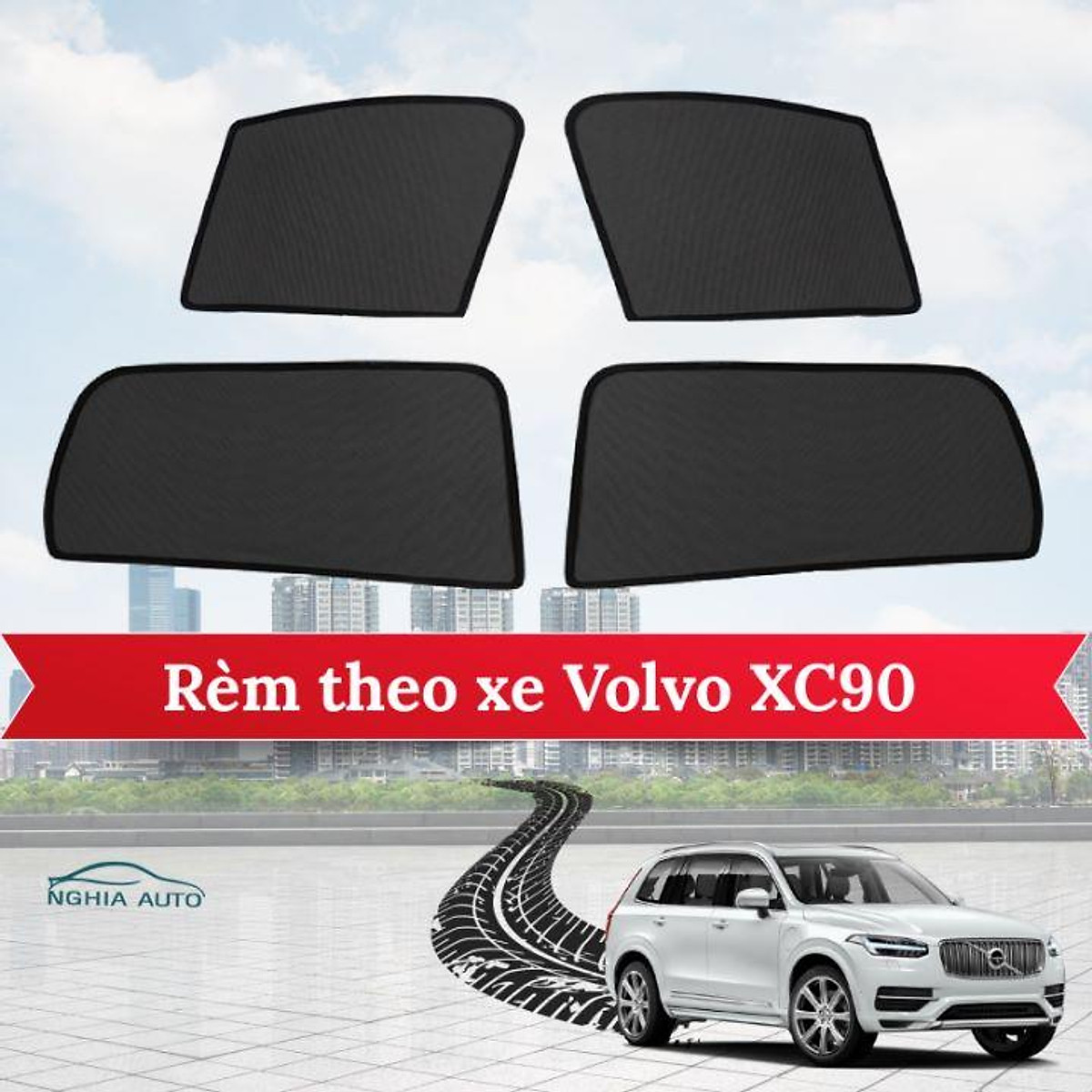 Mua Rèm che nắng, Chắn nắng ô tô dành cho xe VOLVO XC90 ( Nhựa 2 Cánh ...