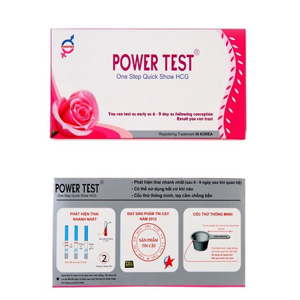 Que Test Thử Thai PowerTest (2 cái) - Che Tên Sản Phẩm | Siêu Thị Con Cưng