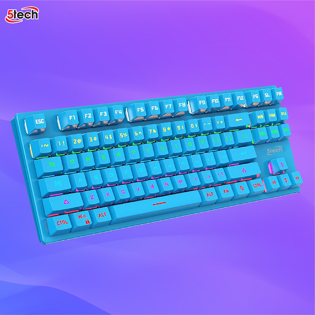 Mua Bàn phím cơ gaming 5TECH Led RGB 10 chế độ nháy cực đẹp, chơi game ...
