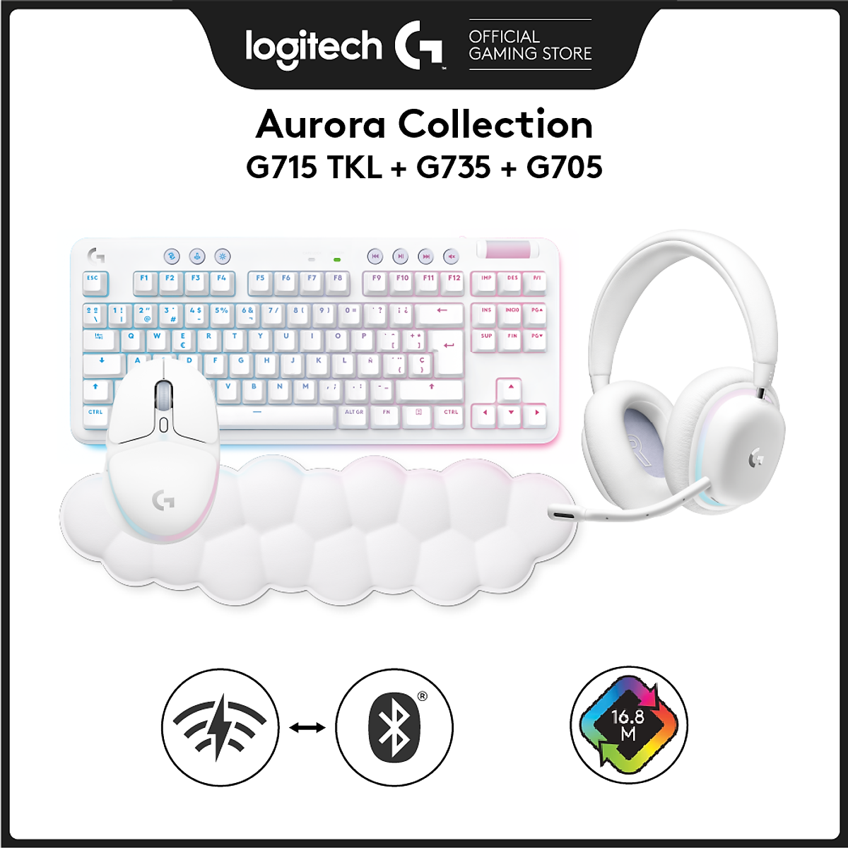 Mua Bộ Sưu Tập Logitech Aurora - Bàn phím cơ không dây G715 TLK, Chuột ...