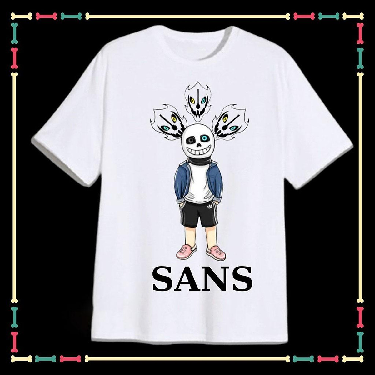 BST Áo thun in hình gangster sans Undertale cực ngầu nhiều mẫu HOT