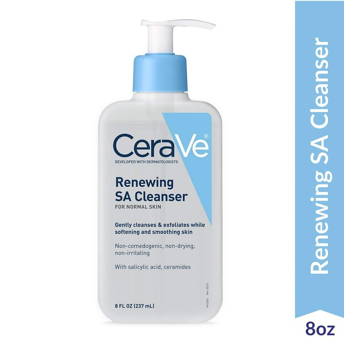 Sữa rửa mặt Cerave Renewing SA Cleanser chứa BHA cho da dầu mụn, có ...