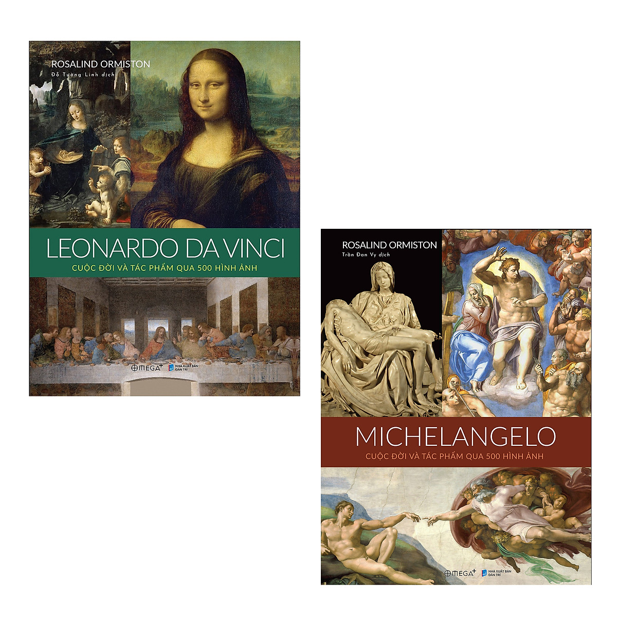 Trạm Đọc Official | Combo Leonardo da Vinci + Michelangelo : Cuộc Đời ...