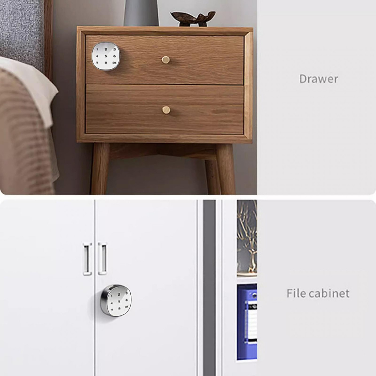 Drawer Smart Cabinet Lock Electronic Door Locks for Wardrobe Office Mailbox