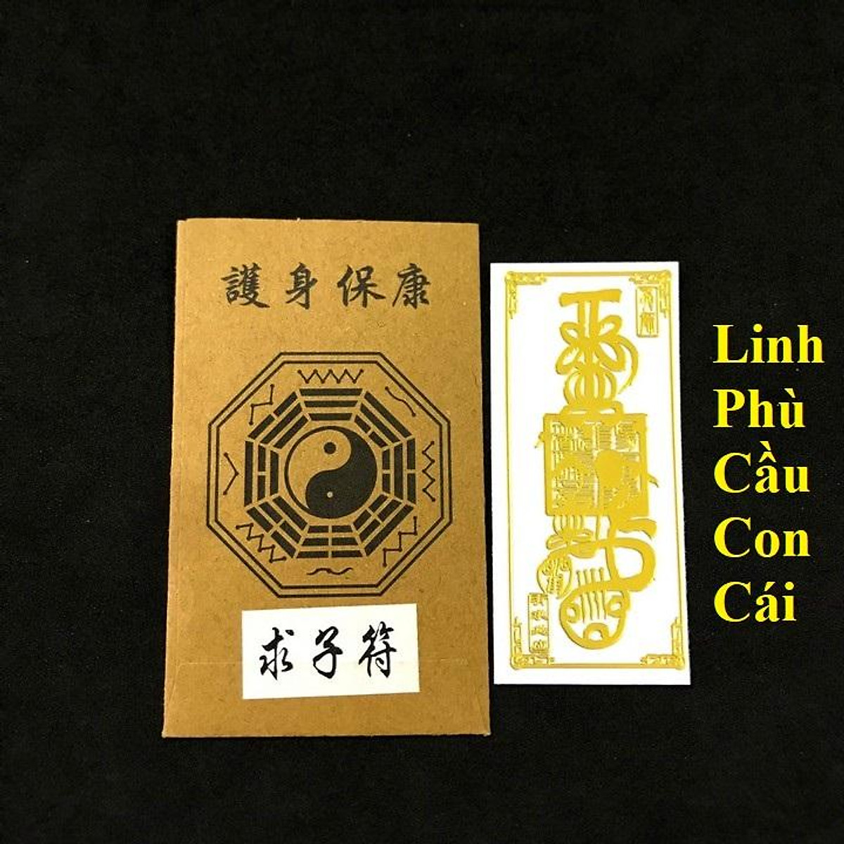 Mua Linh Phù Tài Lộc Cầu Con Cái , miếng dán điện thoại, laptop, để bàn ...