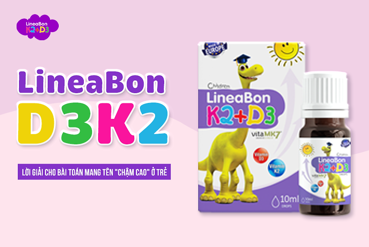 Vitamin k2 d3 Lineabon từ Châu Âu chứa MK7 giúp hấp thụ calci – Hỗ trợ ...