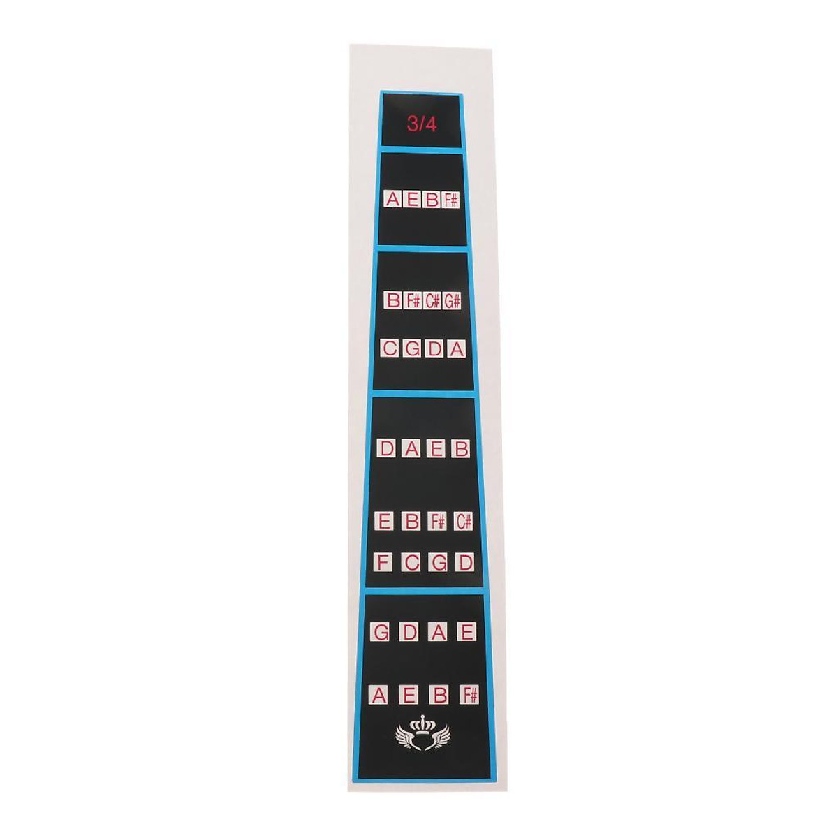2 6pack Violin Chart Finger Sticker Guide Intonation Chart For Violin