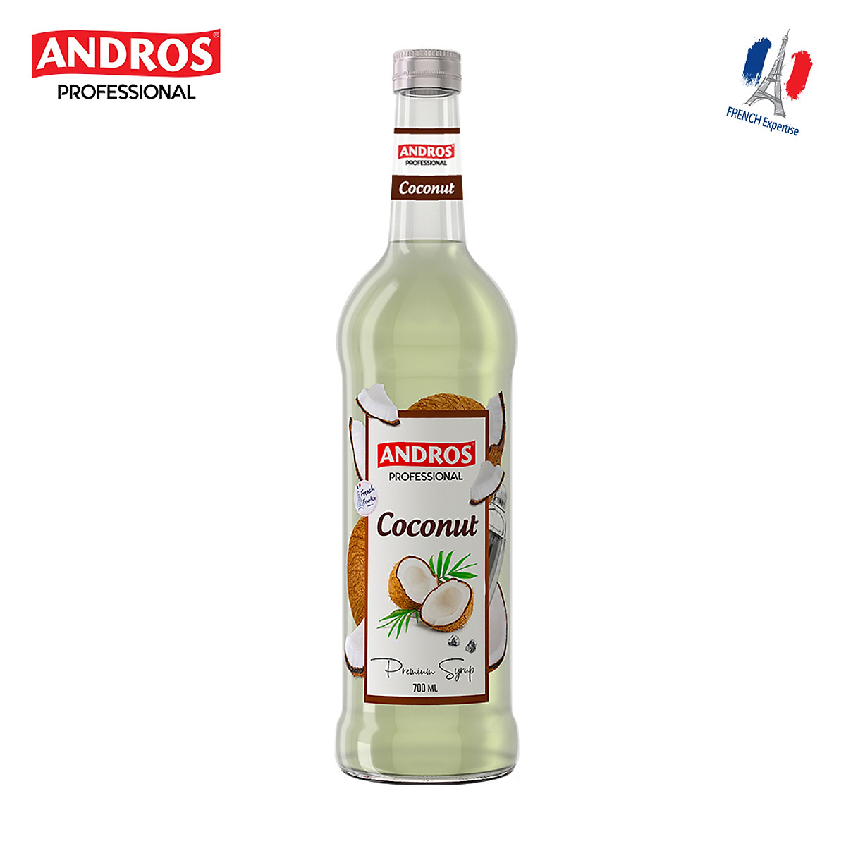 Mua ANDROS - SYRUP Dừa (Coconut) - Nguyên liệu pha chế - 700 ml
