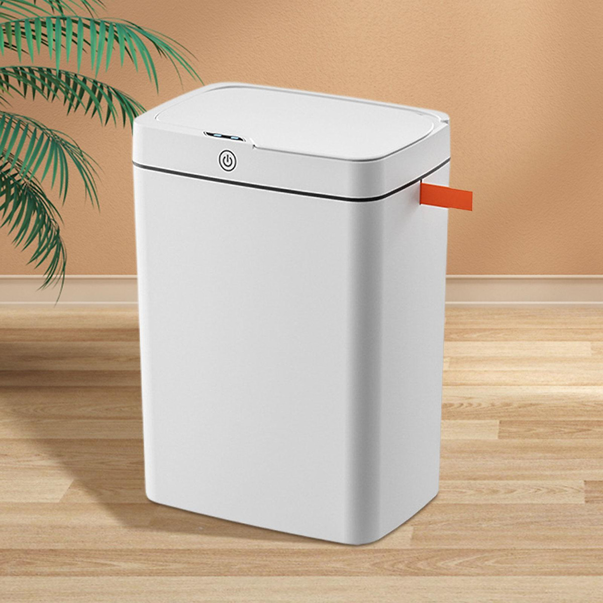 Intelligent Sensor Touchless Narrow Trash Can 18L White Silent Opening ...