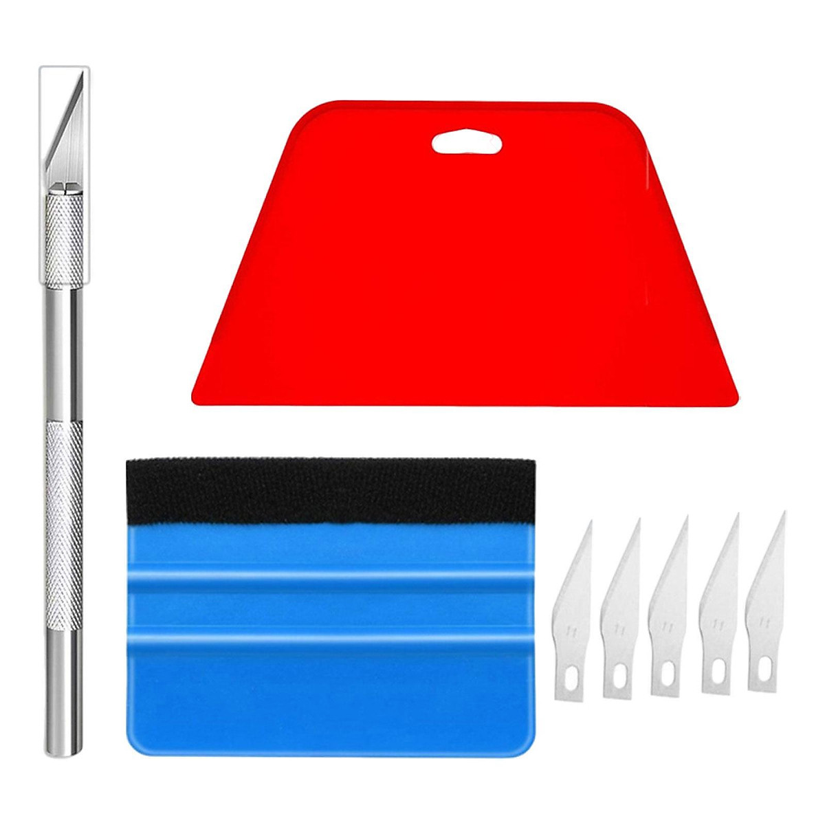 Window Tinting Tool Decal Sticker Wallpaper Smoothing Set with Squeegee