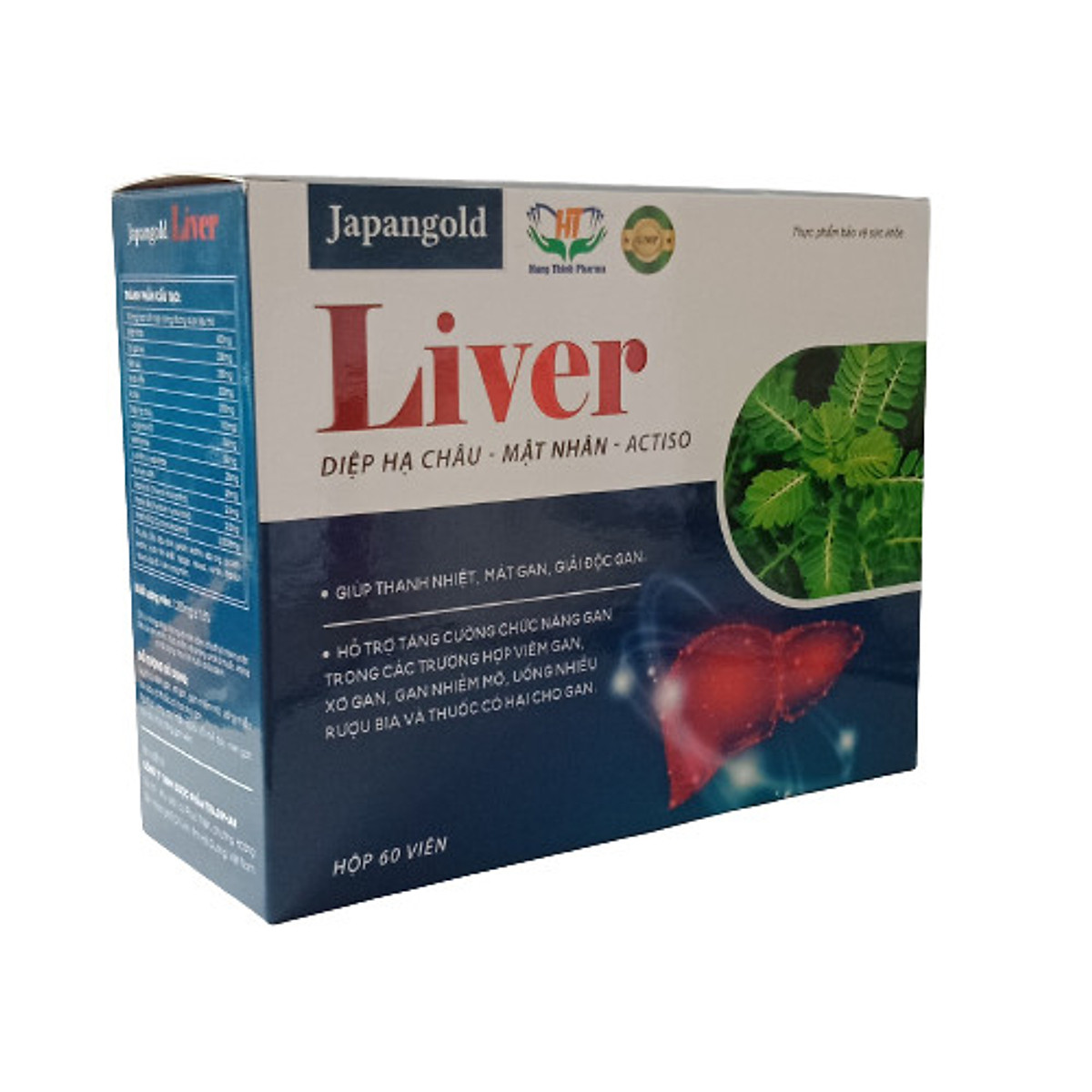 Viên uống bổ gan LIVER - Diệp hạ châu, mật nhân, actiso - giúp thanh ...