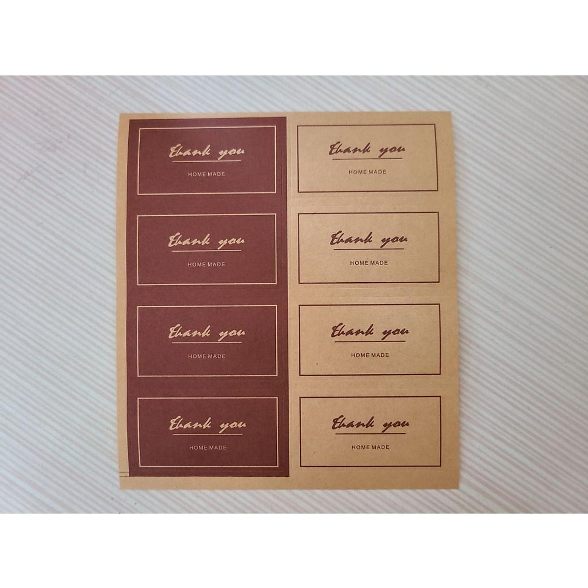 Mua Bộ 08 Sticker Thank you dán niêm phong túi giấy, hộp bánh handmade ...
