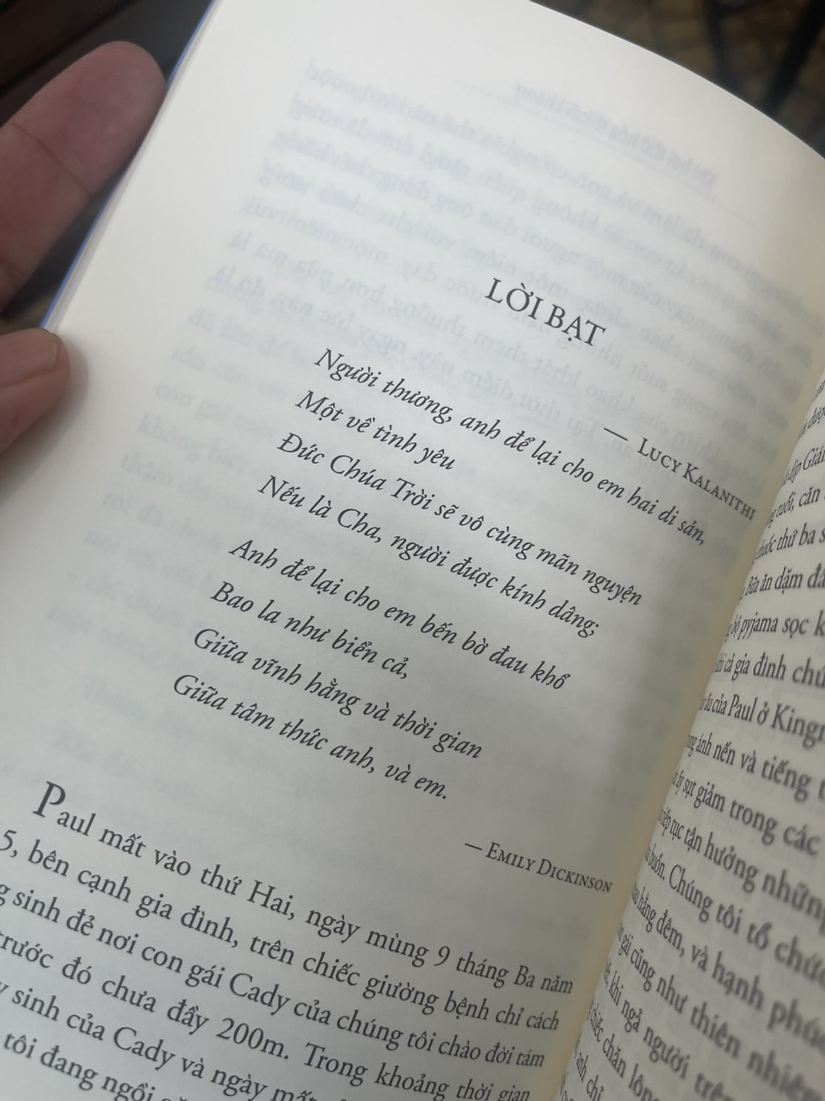 KHI HƠI THỞ HÓA THINH KHÔNG – Paul Kalanithi – Omega Plus – NXB Lao ...