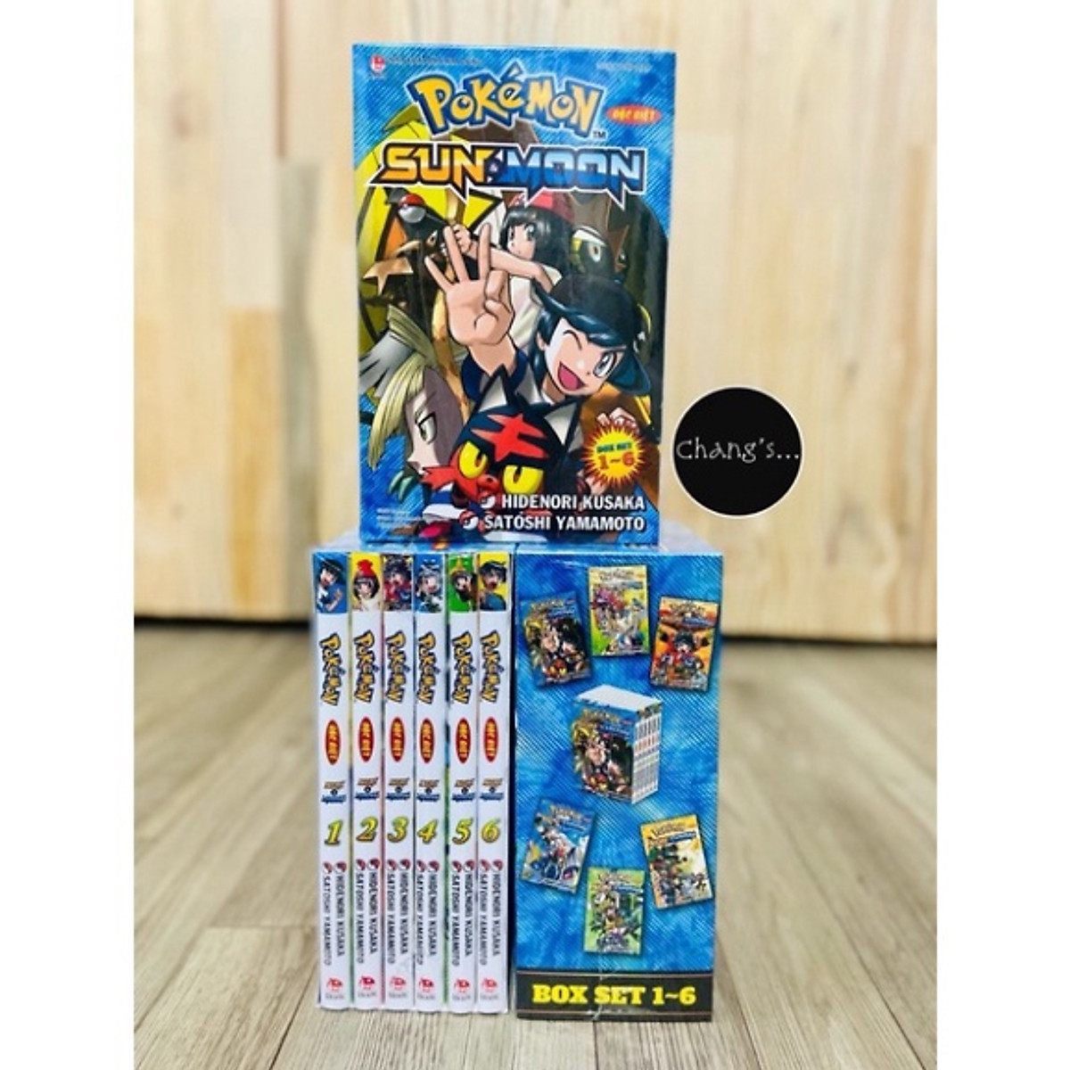 Mua Boxset Pokémon Đặc Biệt SUN & MOON trọn bộ 6 tập tại Bảo Châu Books