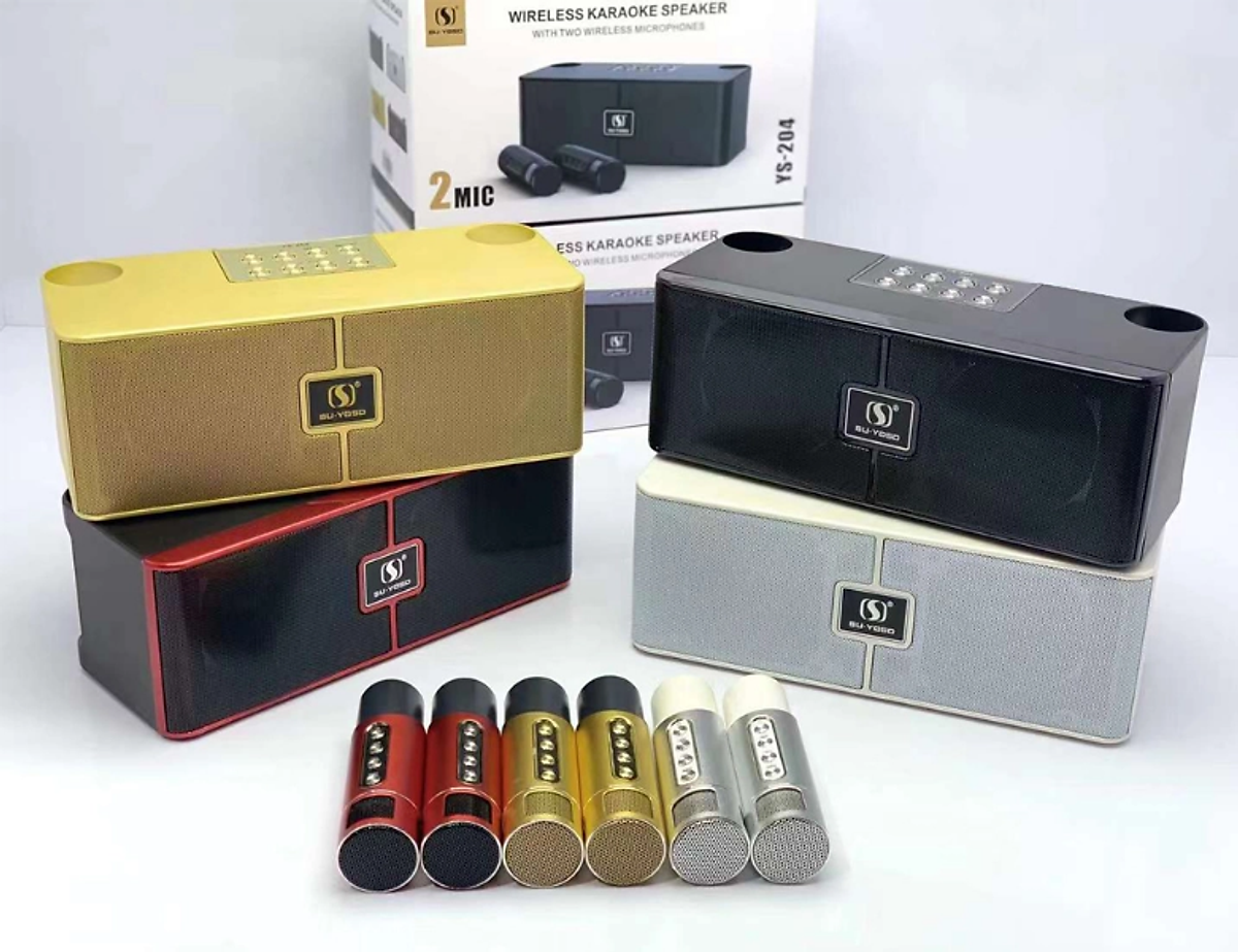 Mua Loa Bluetooth Karaoke SU-YOSD YS-204: Thiết kế 2 loa, Công suất 30W ...